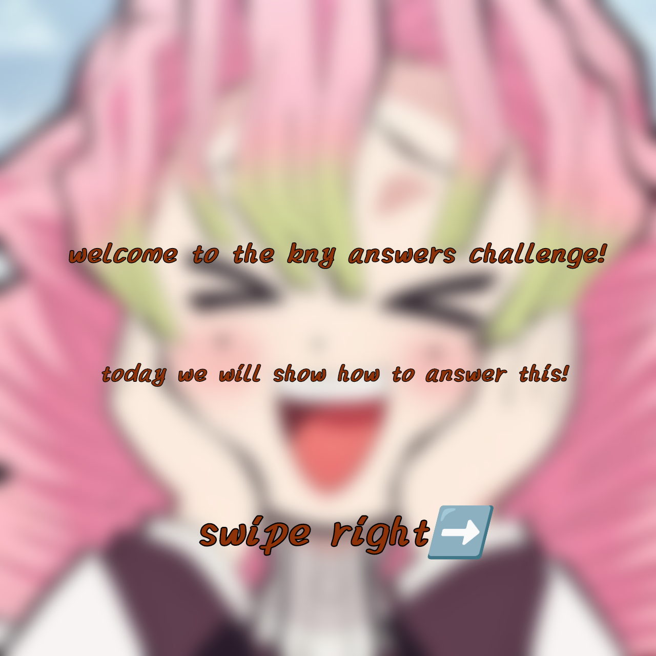 the KNY/demon slayer questions and answers challenge | HoYoLAB