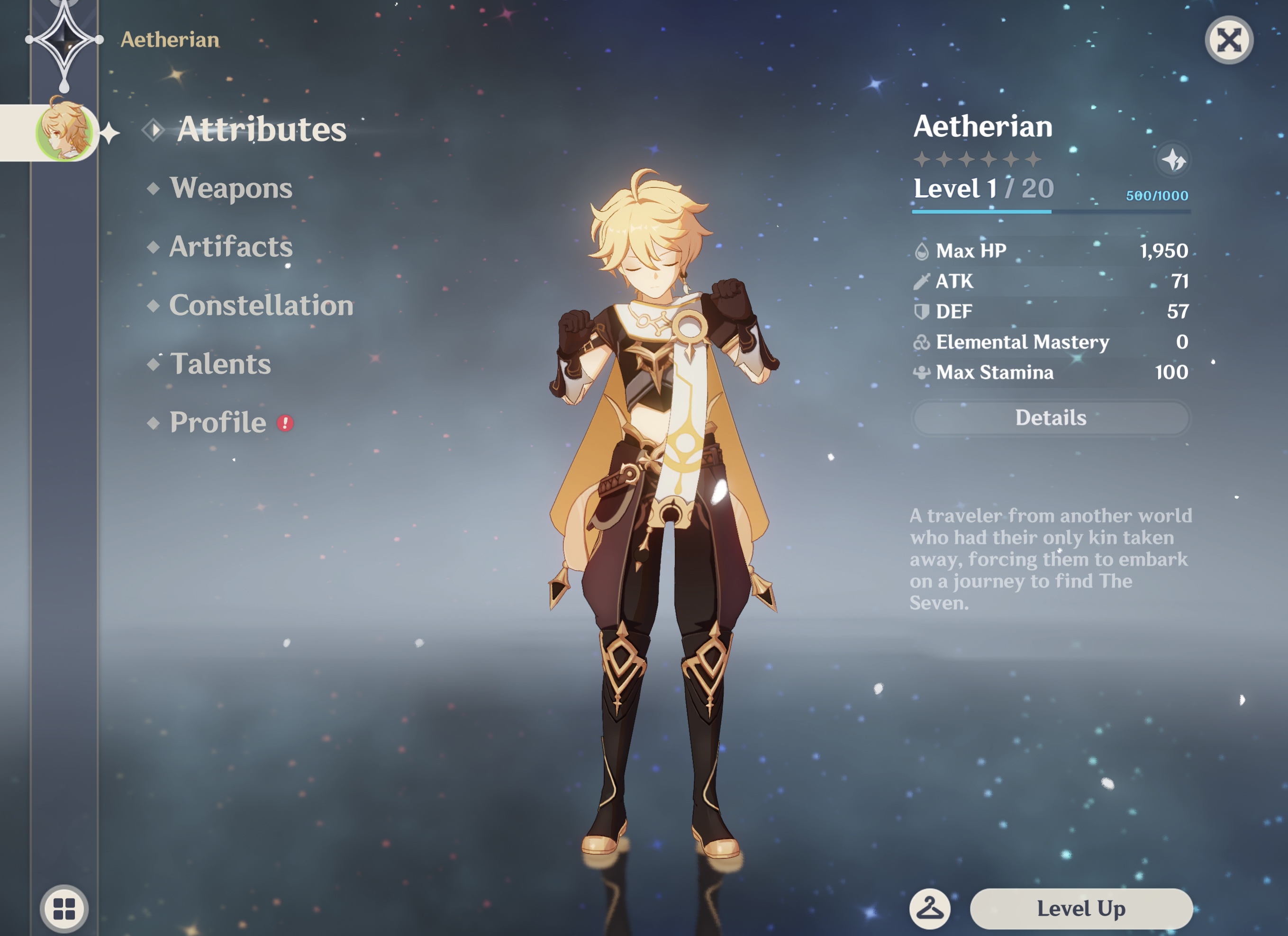 Rate my Aether build 😊( made new account) Genshin Impact | HoYoLAB