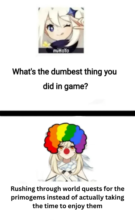 Anyone else feel the same way? (Description for extra thoughts) Genshin ...