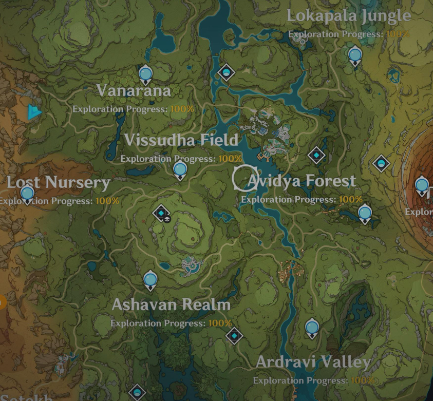 Sumeru Jungle fully explored