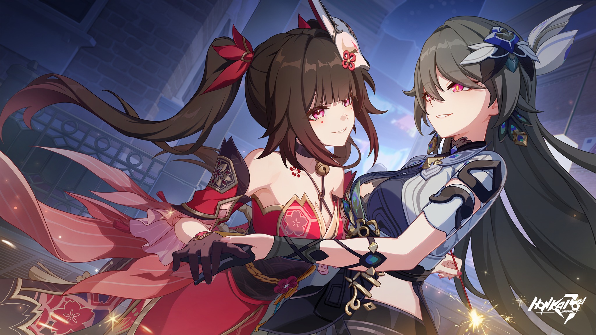 [FOR DOWNLOAD] HonkaixHonkai Collab Wallpaper - feat. Sparkle & Lone Planetfarer Honkai: Star ...