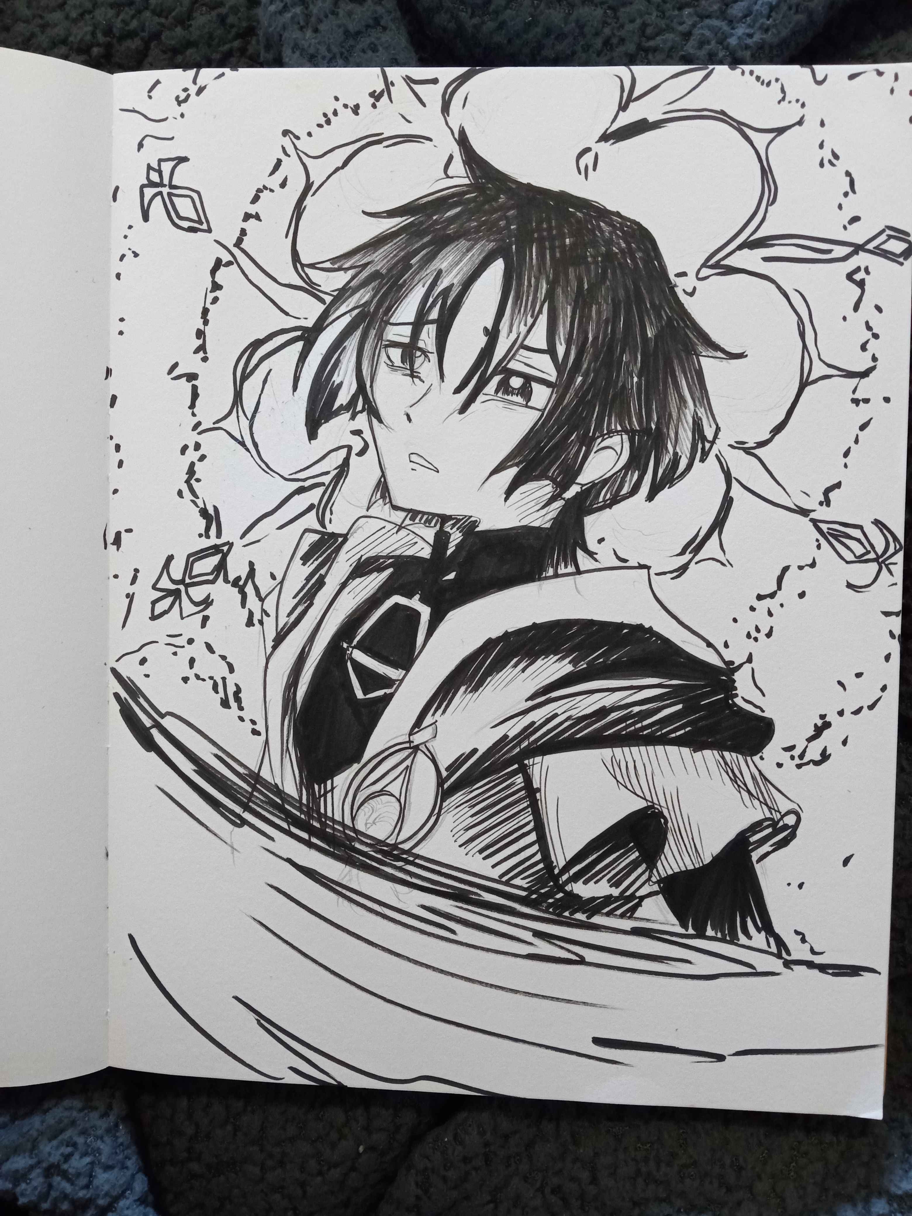 Wanderer drawing Genshin Impact | HoYoLAB