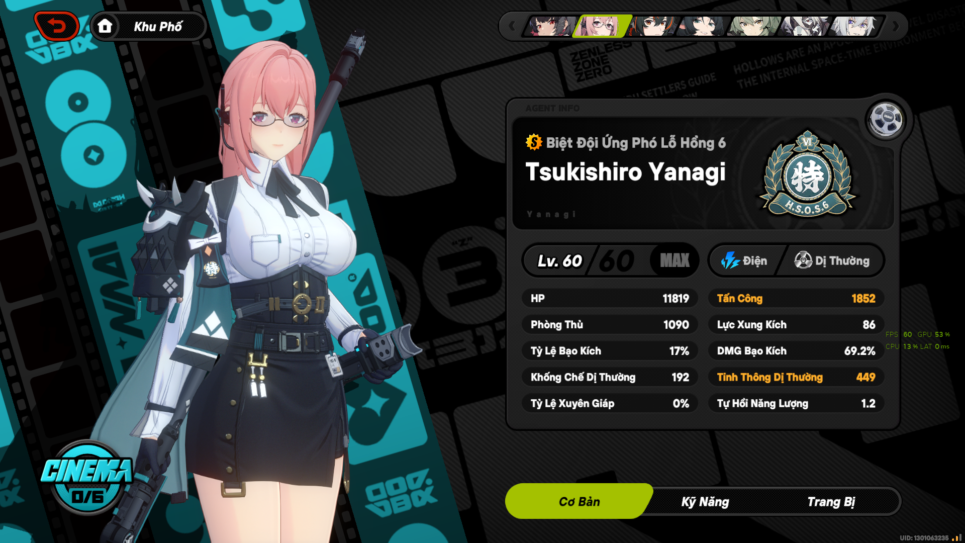 build yanagi Zenless Zone Zero | HoYoLAB