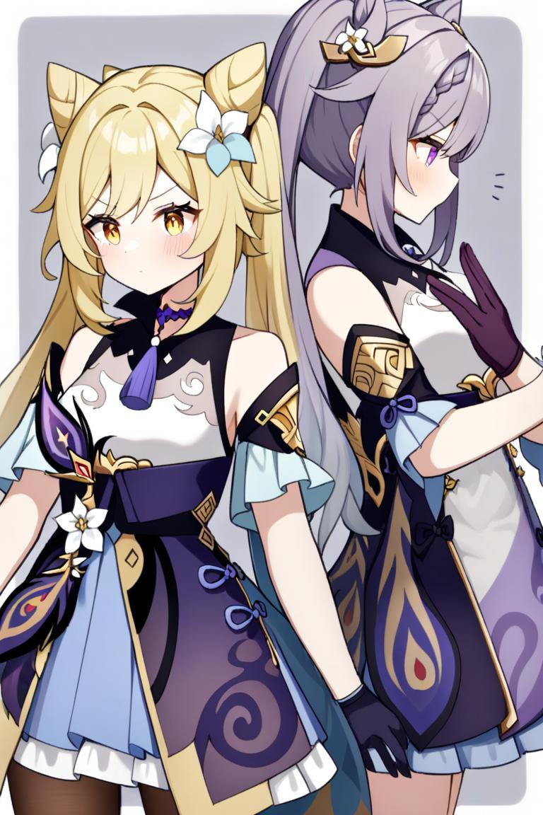 Lumine & Keqing Genshin Impact | HoYoLAB