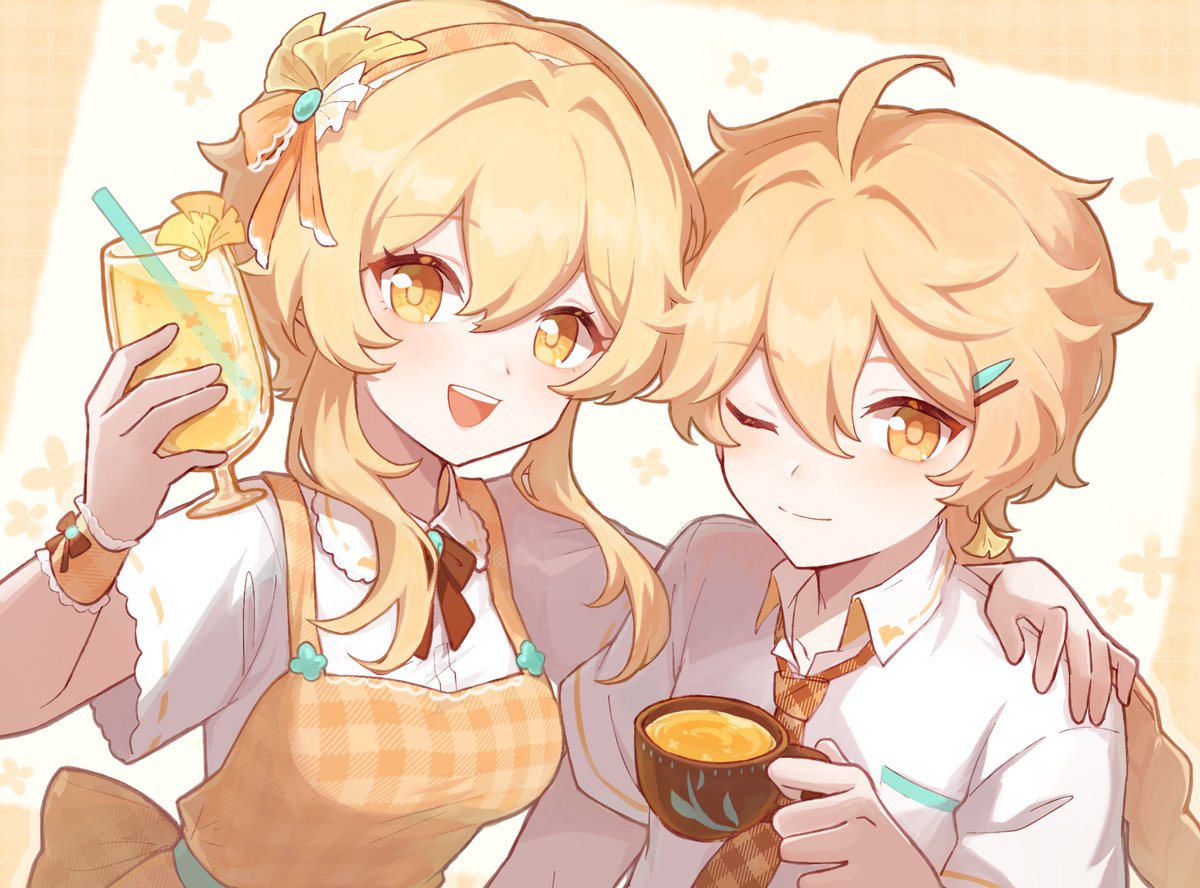 [Aether x Lumine] Aelumi Ship Art (4) Genshin Impact | HoYoLAB