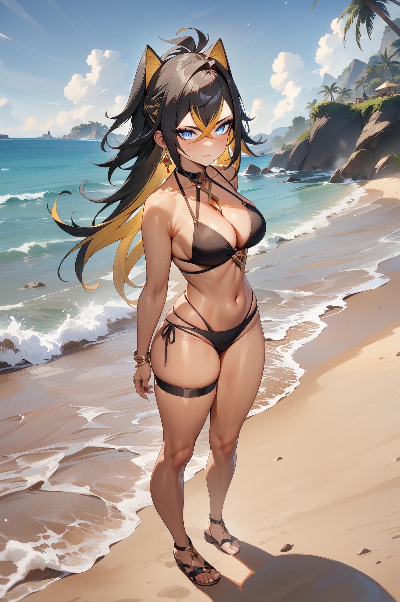 Dehya beach outfit Genshin Impact | HoYoLAB