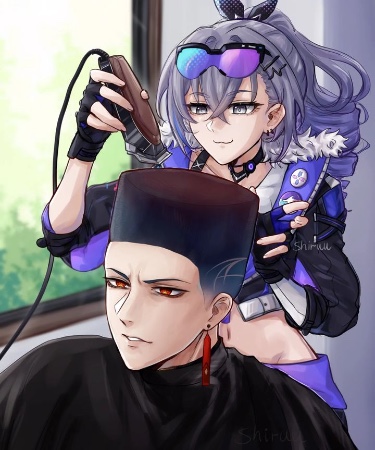 Silver wolf's a professional barber🔥 Honkai: Star Rail | HoYoLAB