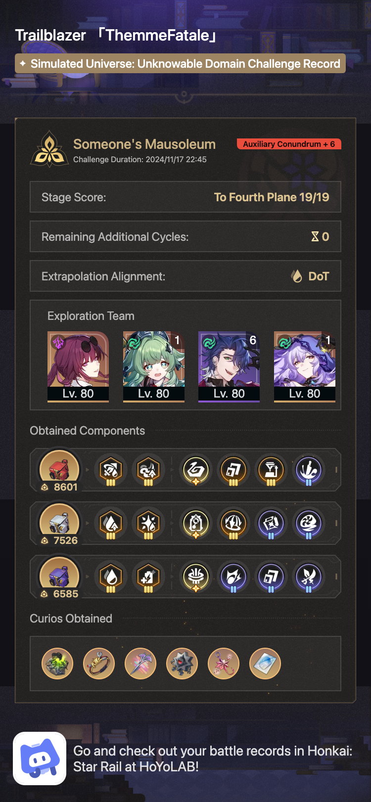 Simulated Universe: Unknowable Domain | Conundrum Level 6 (Fourth Plane) Honkai: Star Rail | HoYoLAB