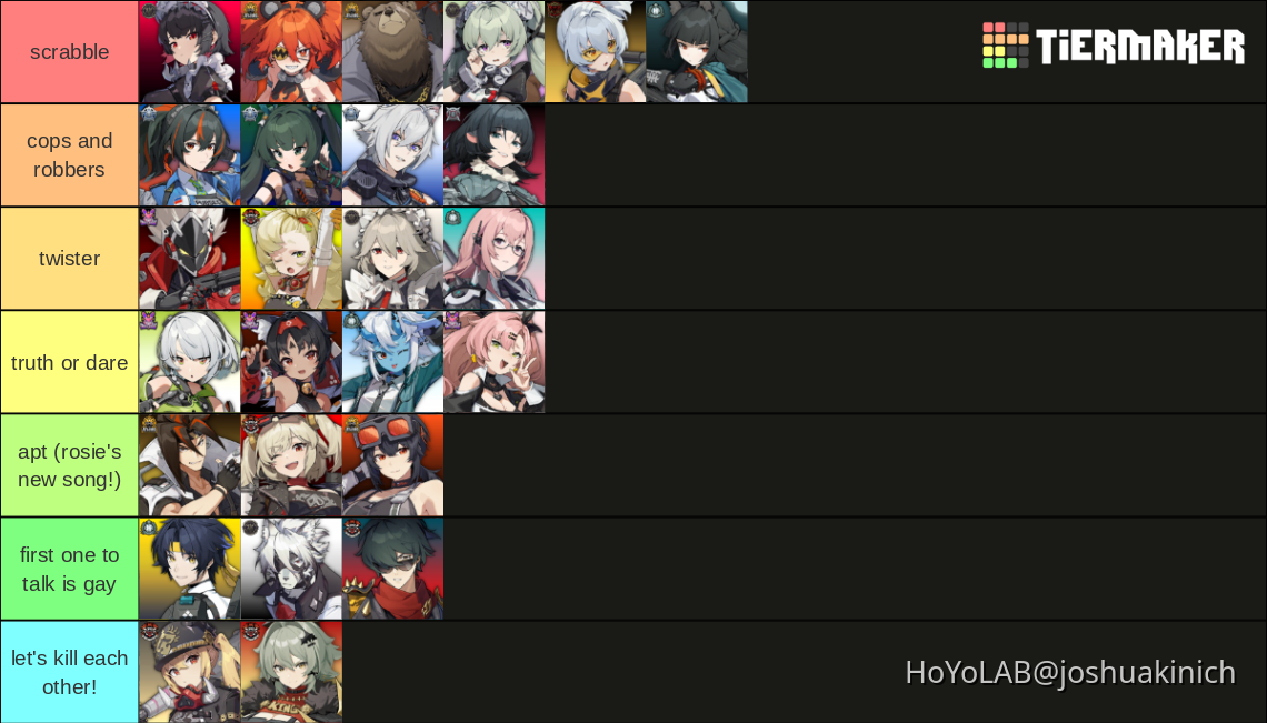 What games ZZZ characters play on GAME NIGHT Zenless Zone Zero | HoYoLAB