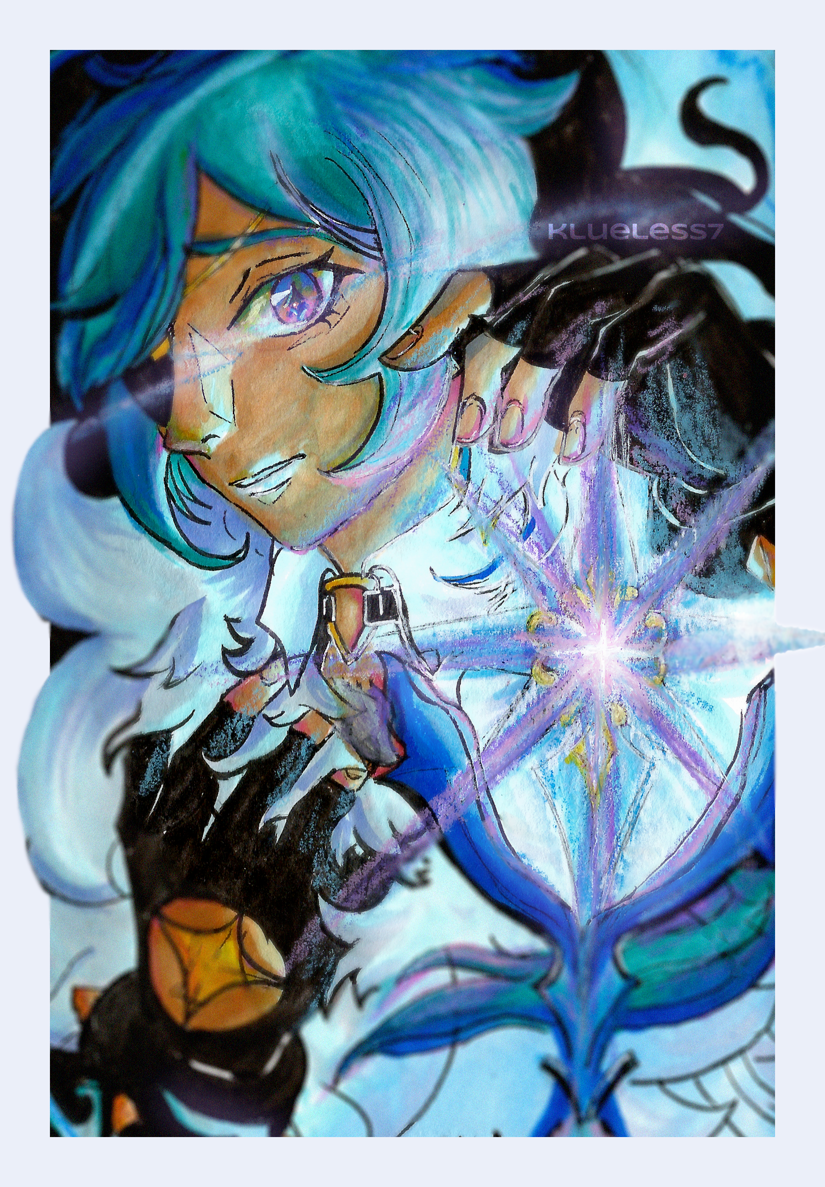 Cryo Abyss Mage Fanart ️ | Who else is excited for Khaenri'ah story arc ...
