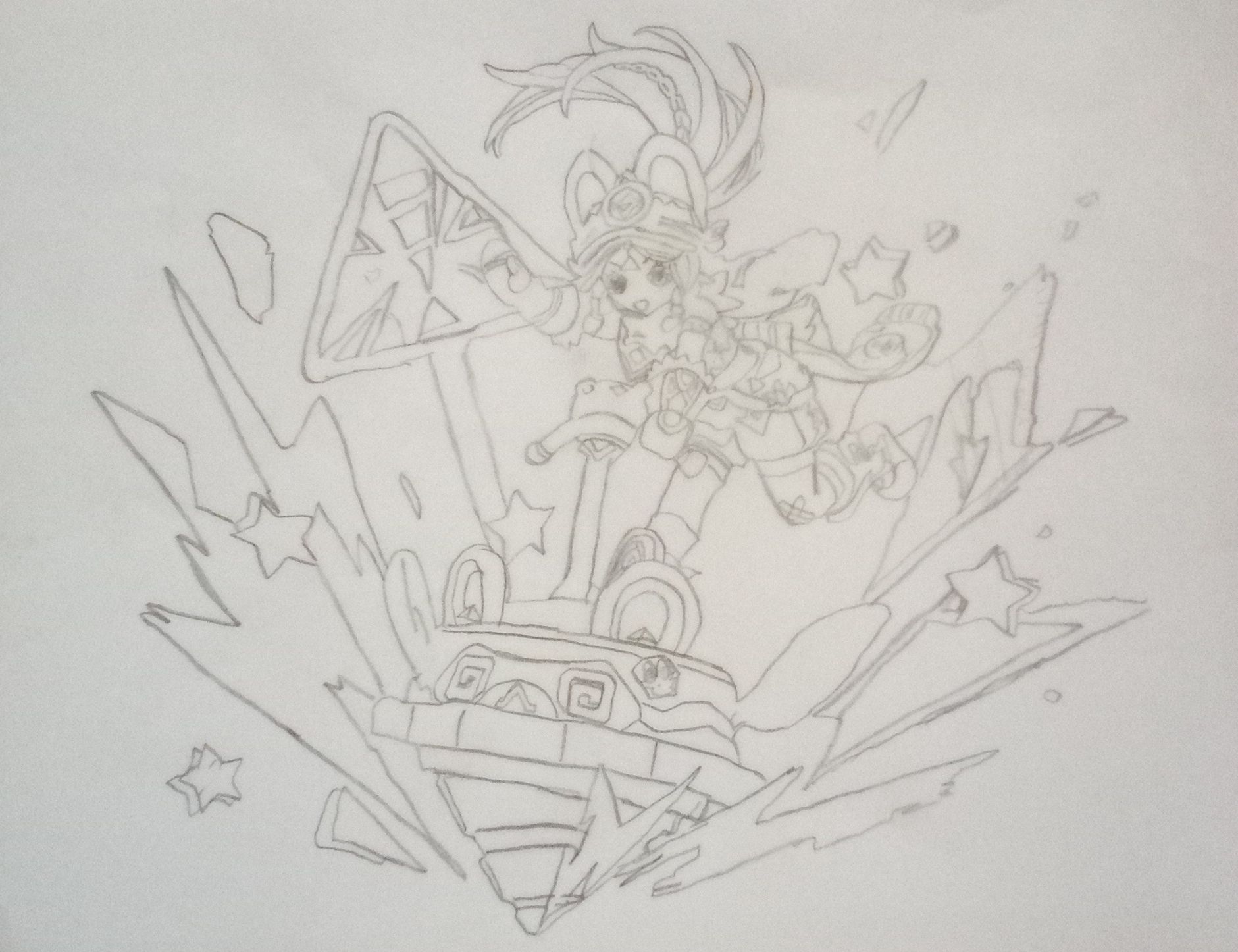 Kachina drawing finished (finally!) Genshin Impact | HoYoLAB