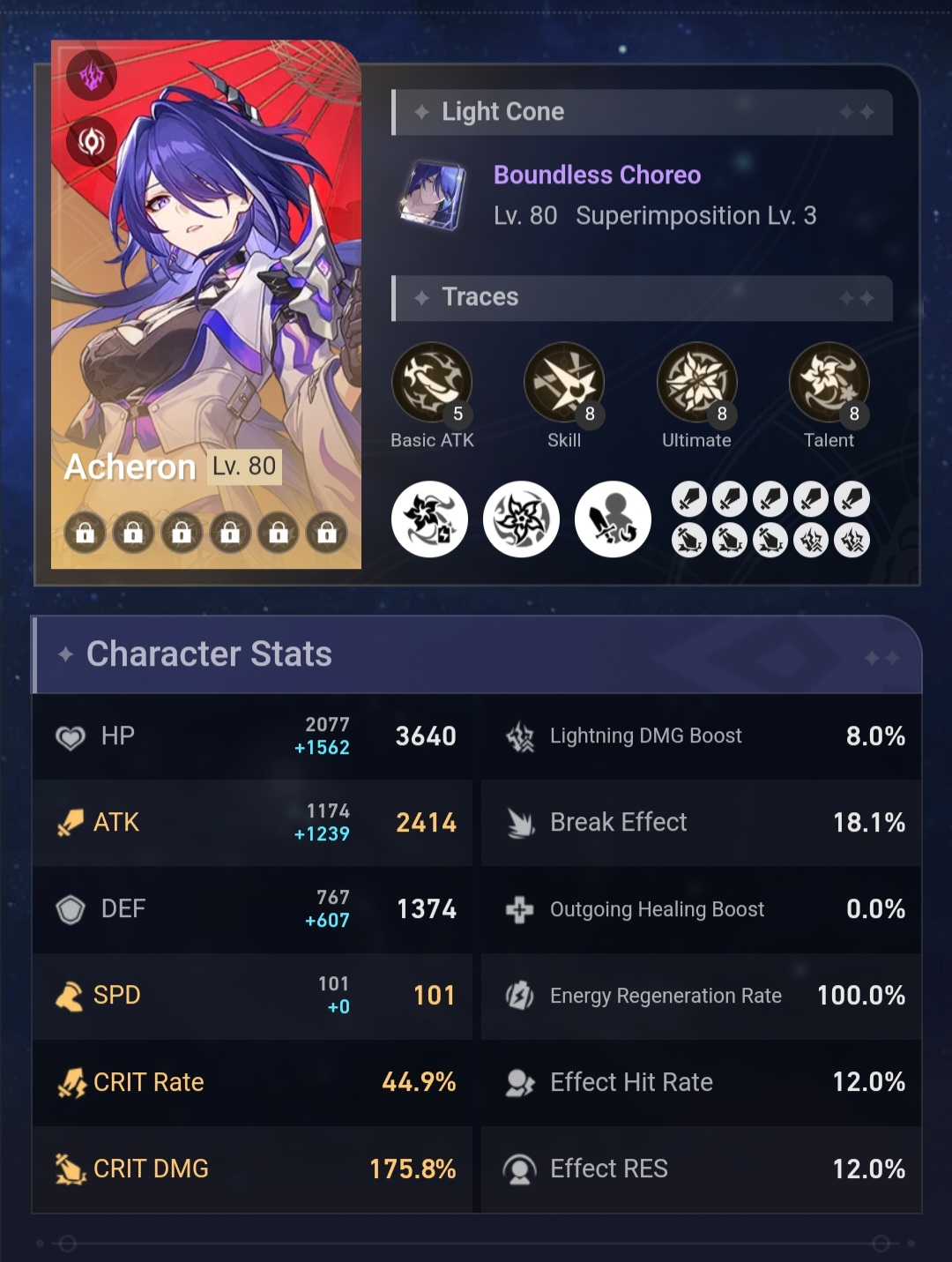 Archeron build Honkai: Star Rail | HoYoLAB