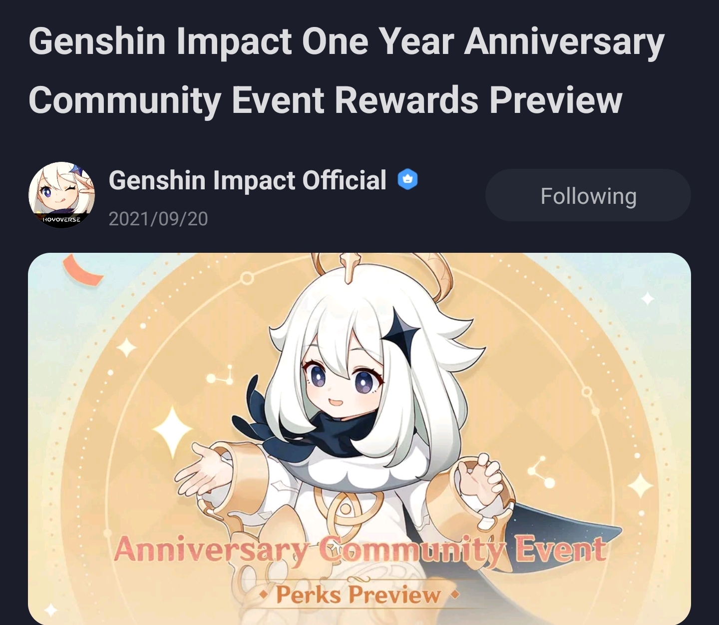 [1st Anniversary] Paimon Face - When the Incident Happened Genshin ...
