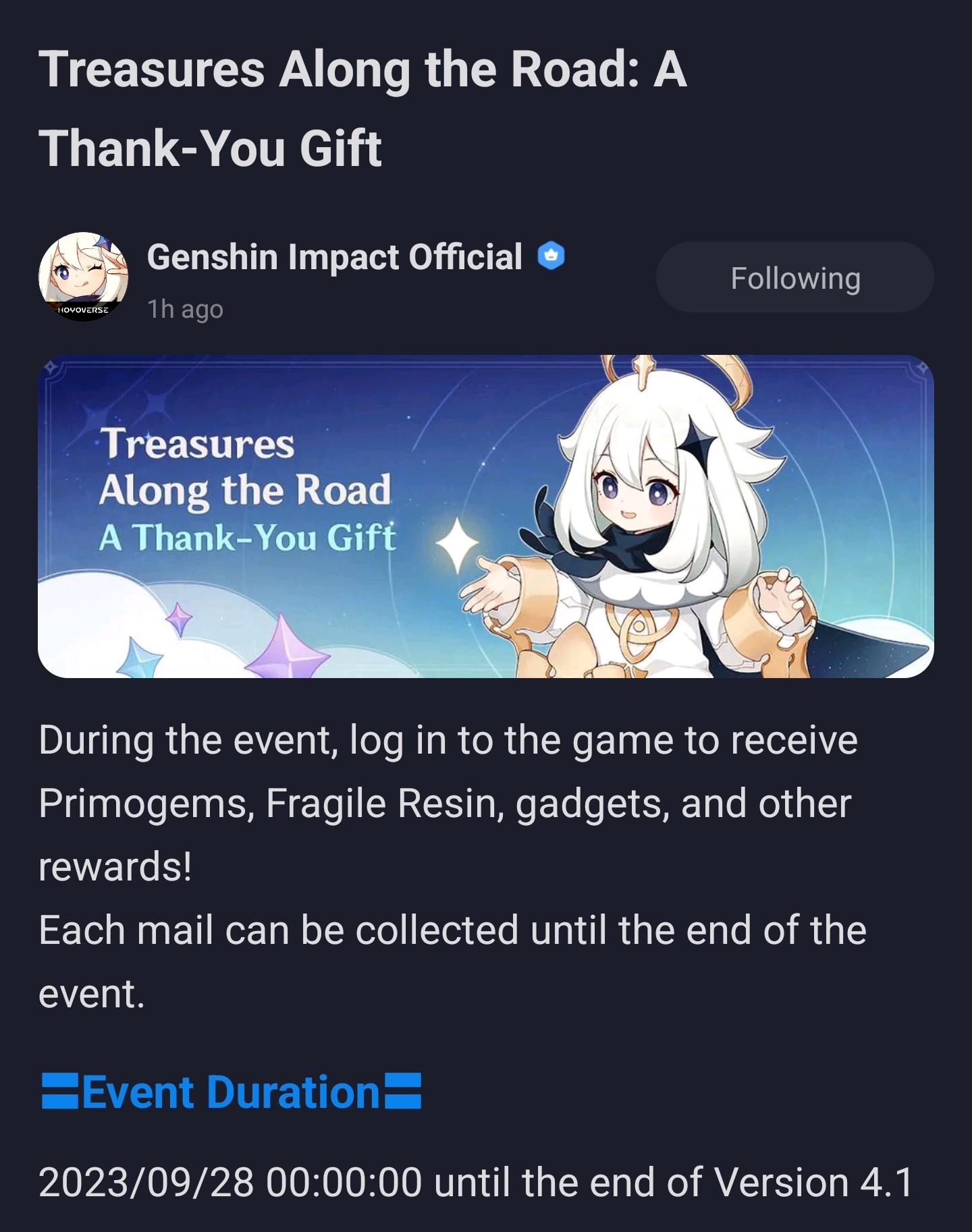 [3rd Anniversary] Paimon Face - When Some Old Players Are Upset Because ...