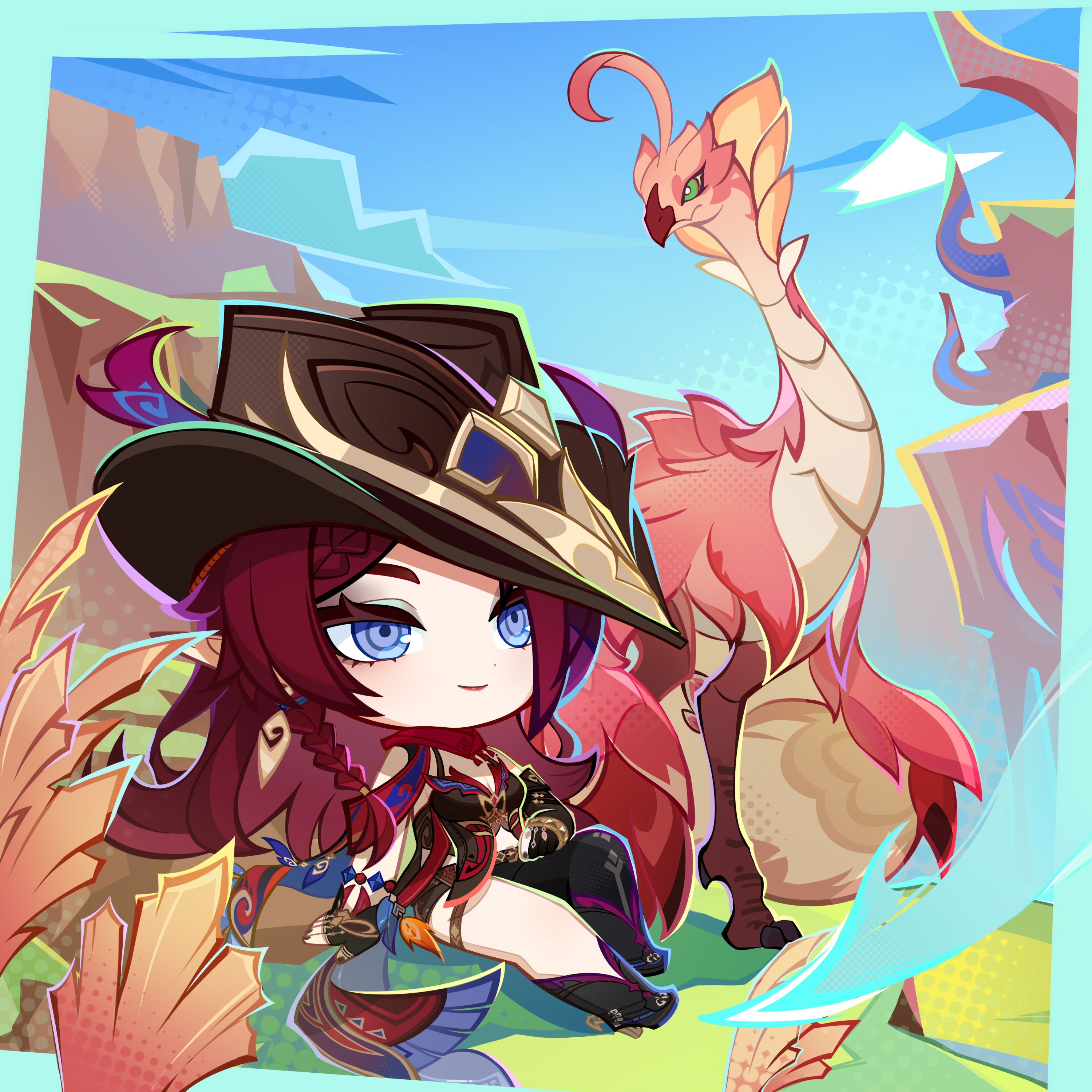 Chasca - Character Illustration Genshin Impact | HoYoLAB