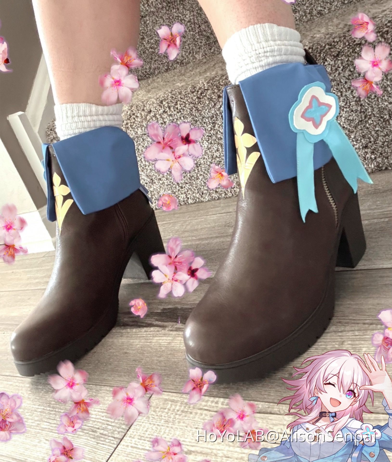 🌸🩵 March 7th Cosplay Shoes Honkai: Star Rail | HoYoLAB