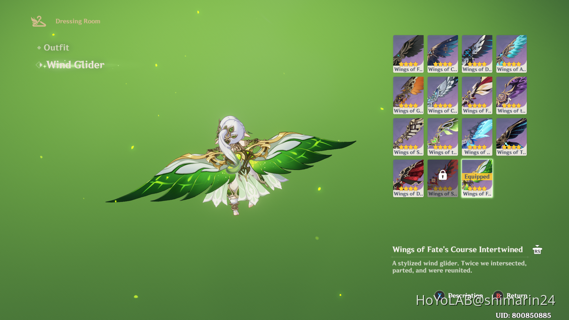 The Xbox glider looks great on our little raddish! 💚🍀 Genshin Impact | HoYoLAB