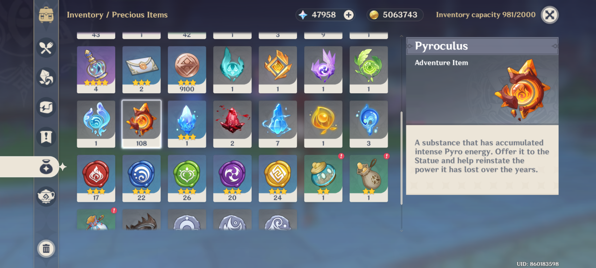 108 Pyroculus Genshin Impact | HoYoLAB