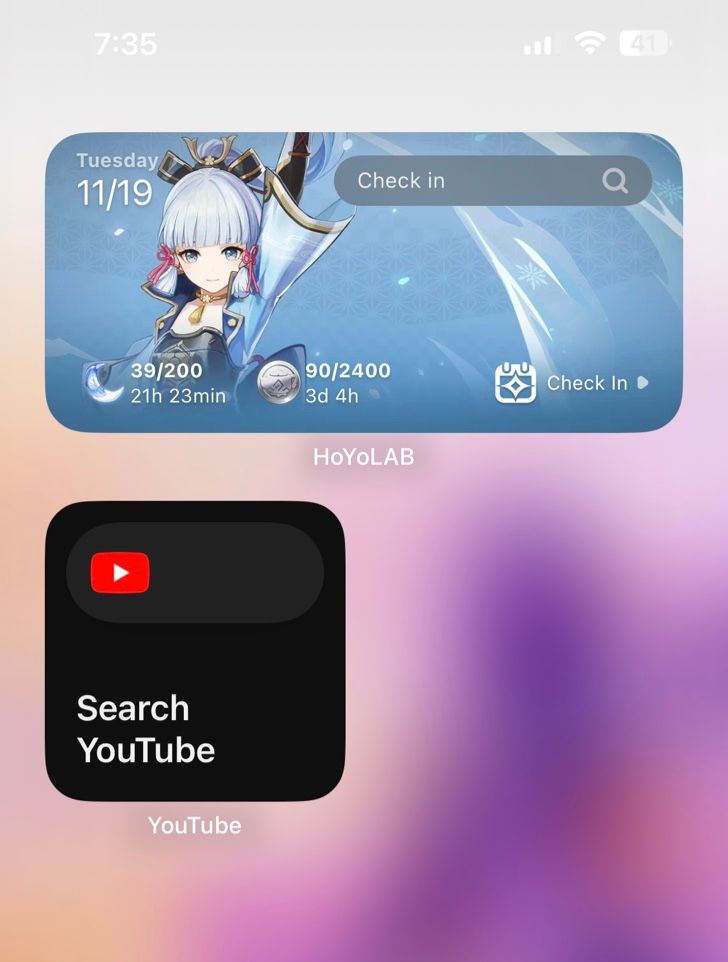 Genshin Widget Genshin Impact | HoYoLAB