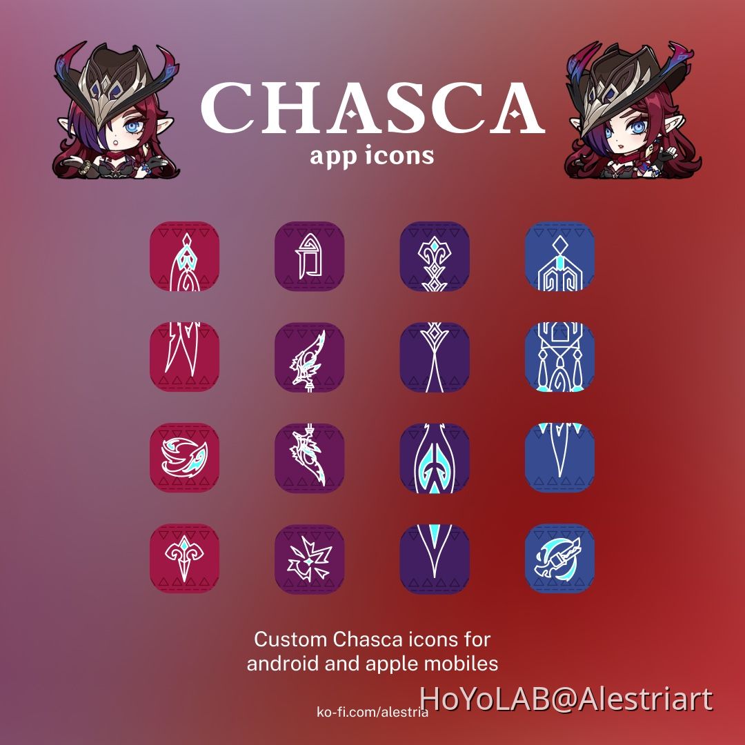 Ride the Winds with Chasca’s Custom Icon Pack Genshin Impact | HoYoLAB