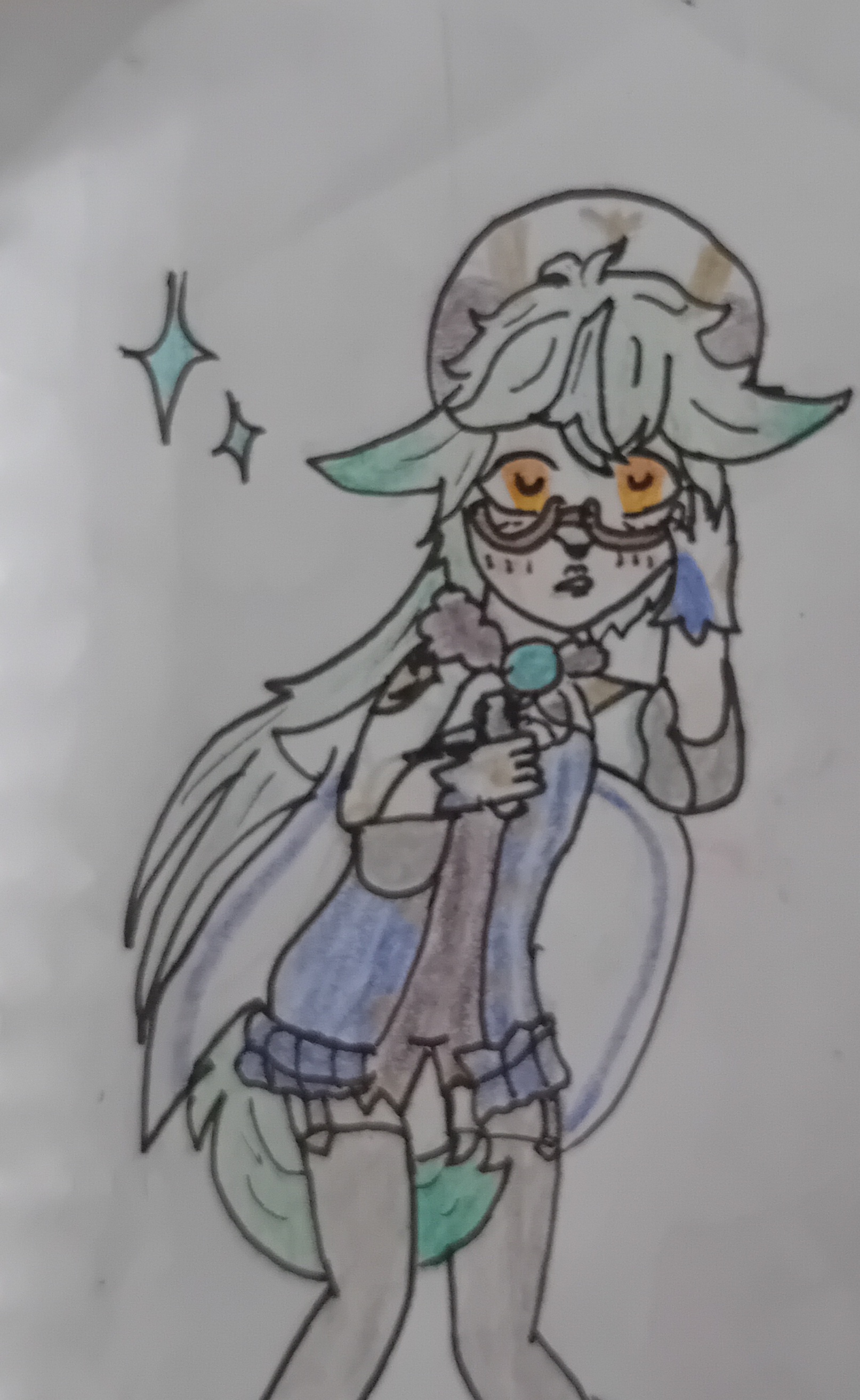 Sucrose drawing! Genshin Impact | HoYoLAB