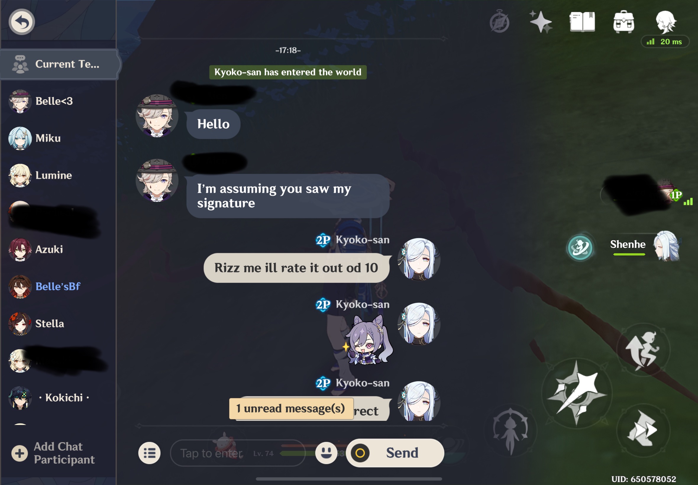 Rizz: 100000/10 Genshin Impact | HoYoLAB