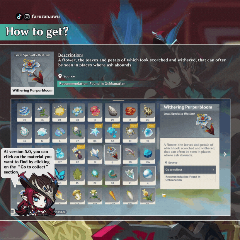 [Infographic] Chasca Materials Guide - Farming Schedule & Artifact ...