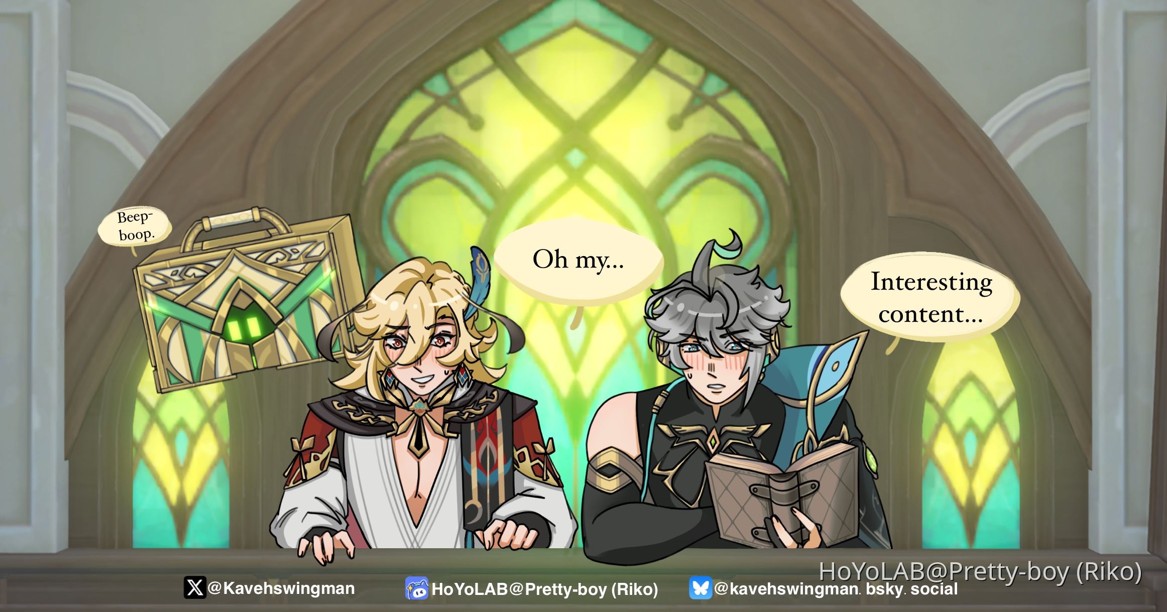 💼🏛️🌱 I made me a custom header for twitter/bluesky~ Genshin Impact ...