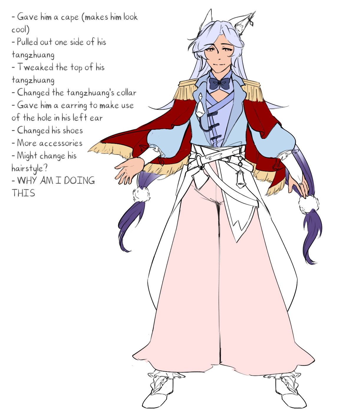 [HSR Oc] Updated WIP for Foxglove's redesign Honkai: Star Rail | HoYoLAB