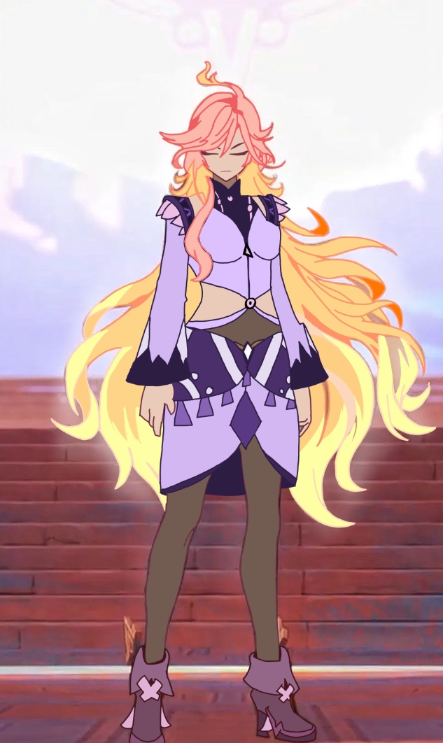 “Born anew” - Mavuika as the girl in the banner Genshin Impact | HoYoLAB
