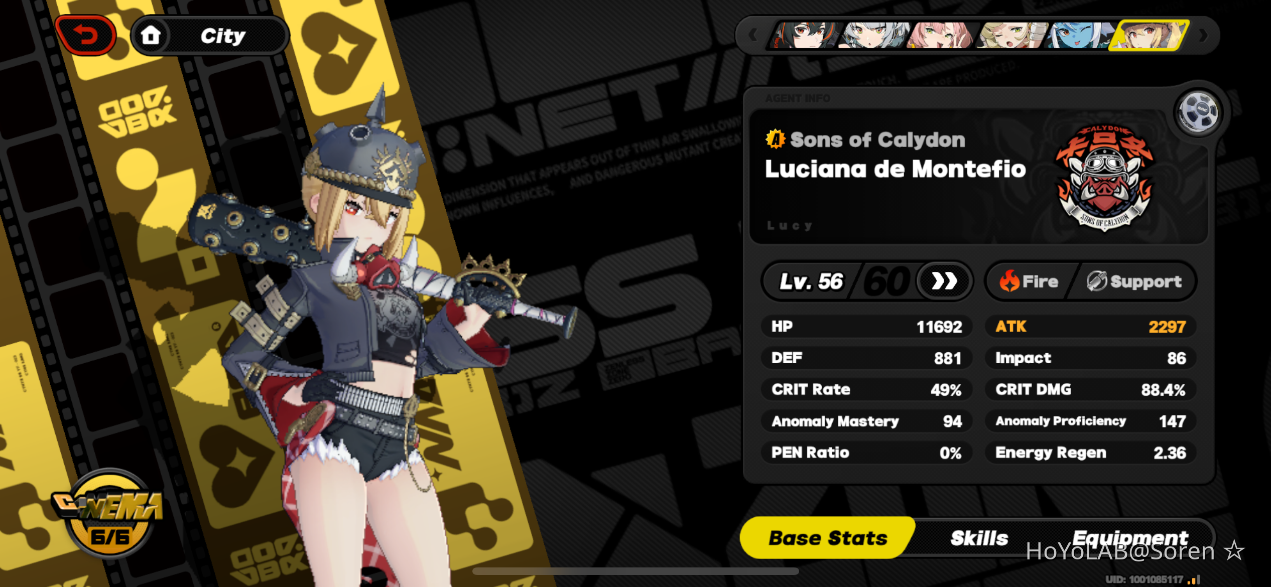 Kind of vibing with my Lucy build Zenless Zone Zero | HoYoLAB