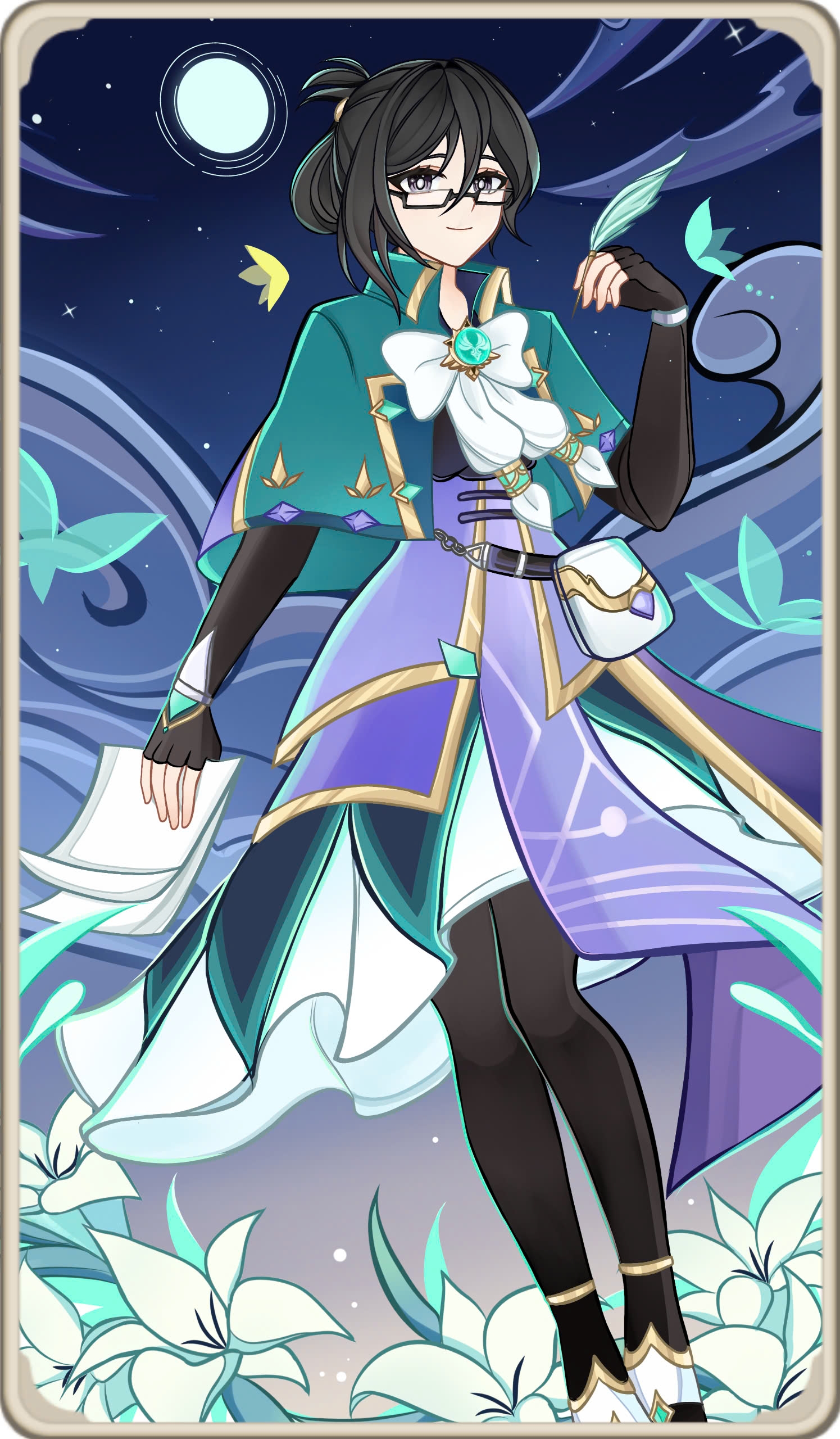 My OC Cipher's TCG card 💖 Genshin Impact | HoYoLAB