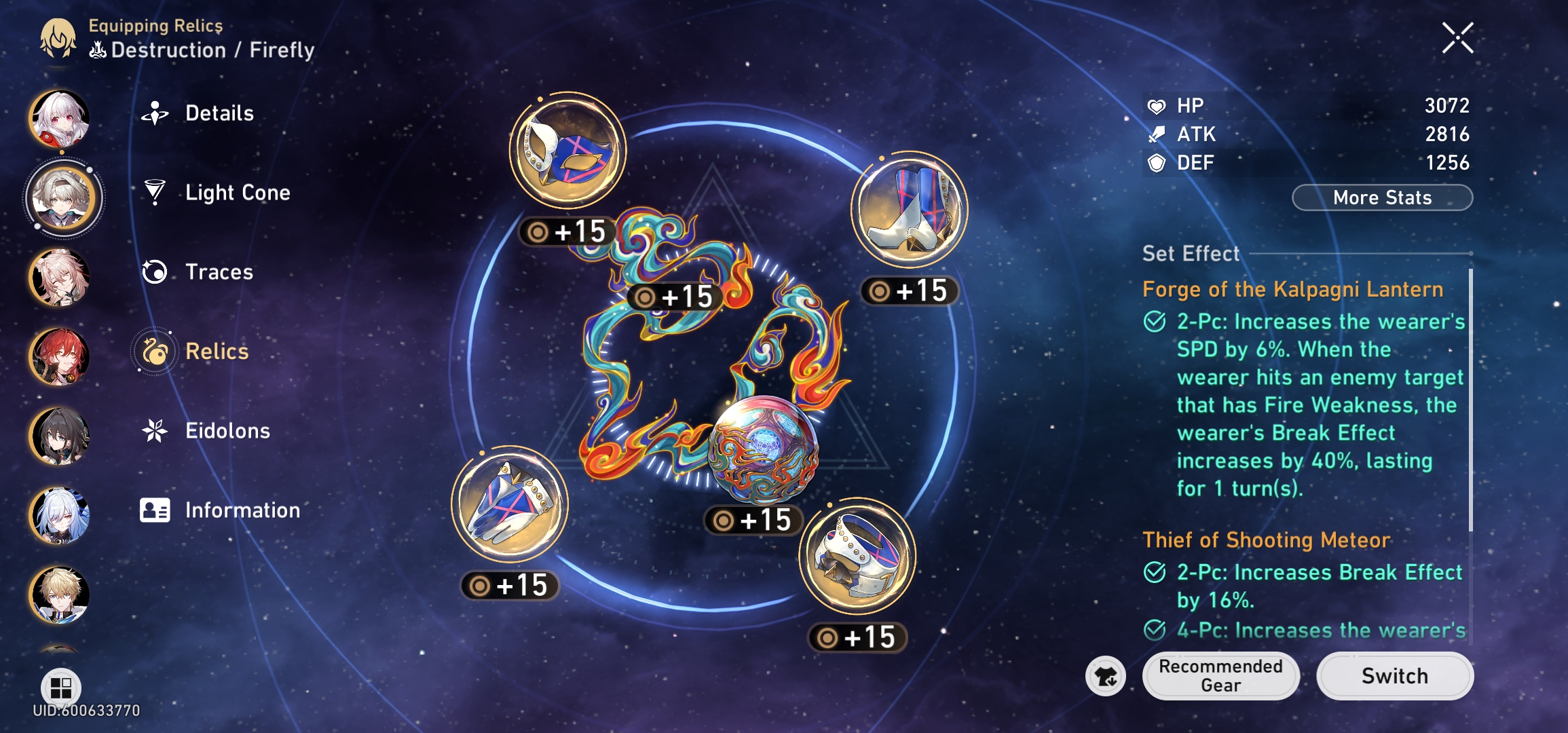 Firefly build help (also ruan mei help) Honkai: Star Rail | HoYoLAB