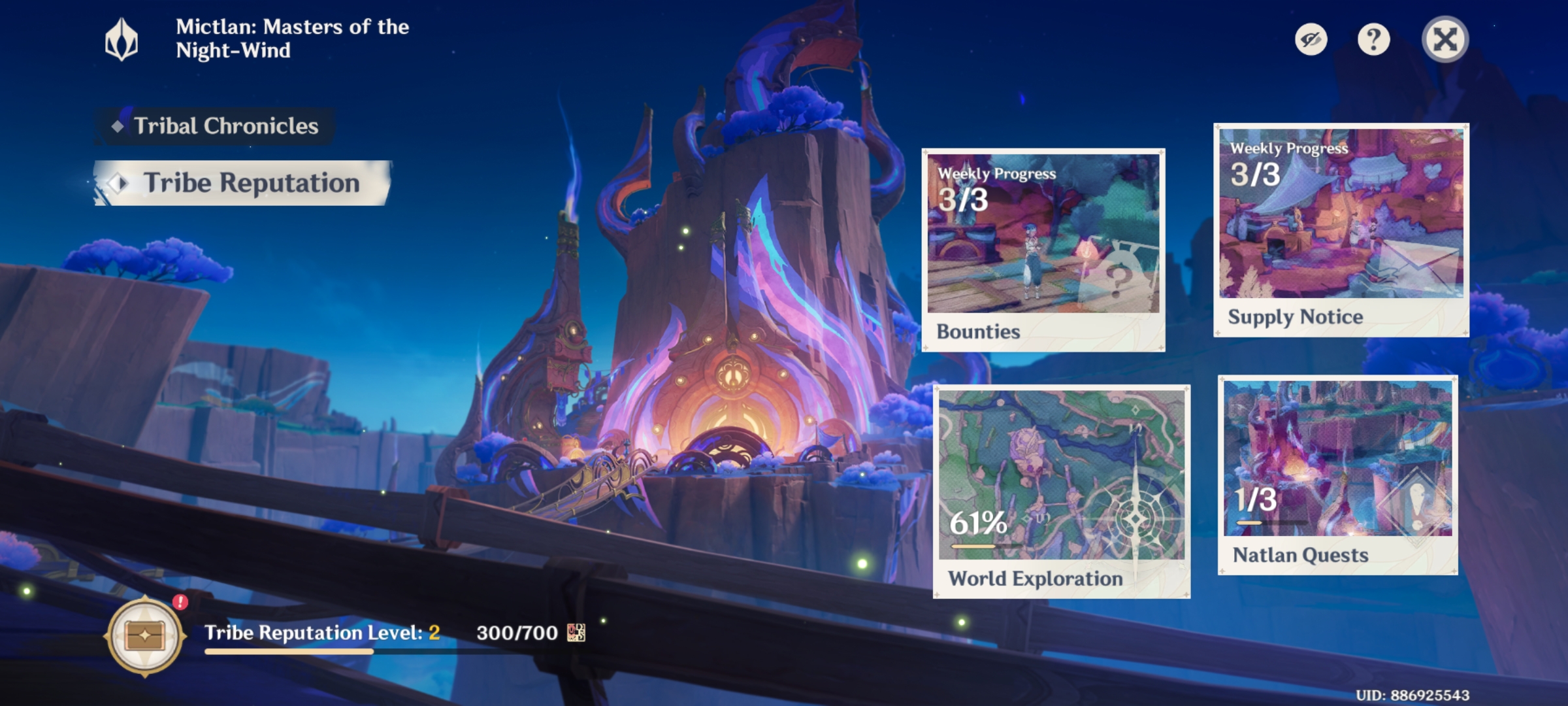 masters of the night-wind tribe reputation level 2 :D Genshin Impact | HoYoLAB