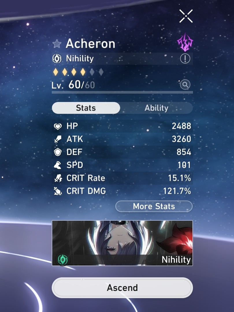 #AcheronBuild Honkai: Star Rail | HoYoLAB