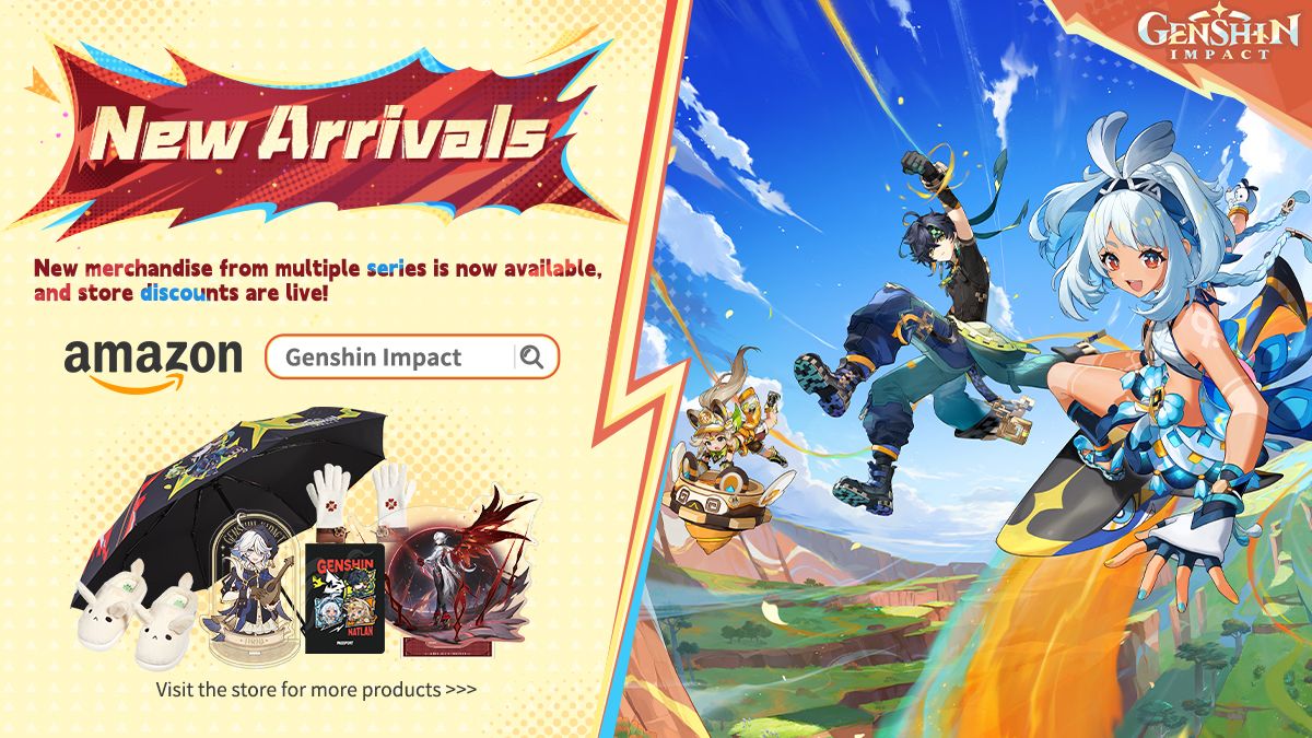 November New Products Released in Genshin Impact's Official Amazon ...