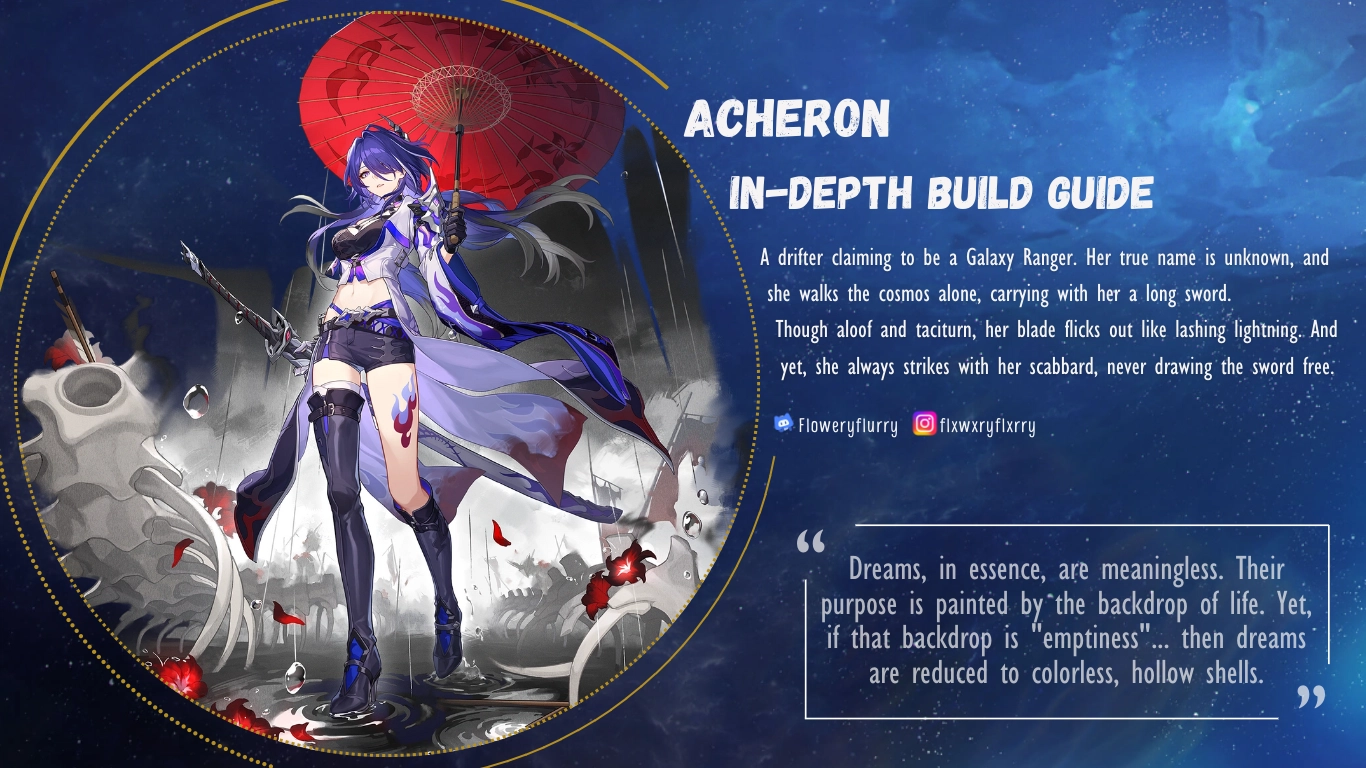 [StarRail2.6] Acheron In-Depth Build Guide Honkai: Star Rail | HoYoLAB