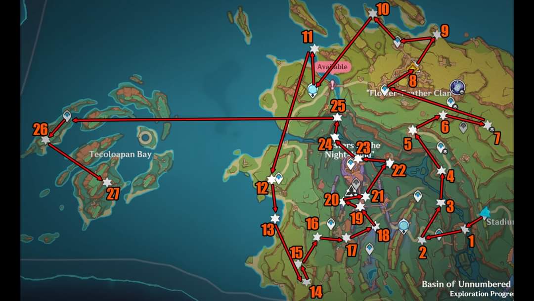 54 mới thần đồng map mới Natlan Genshin Impact | HoYoLAB