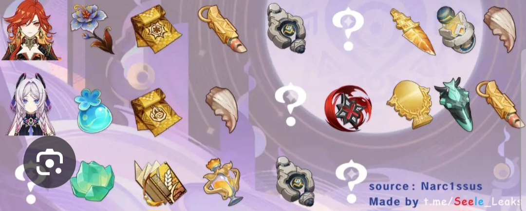 Citlali Lanyan and mavuika materials for my fellow pre farmers Genshin ...