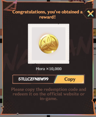 Mora code Genshin Impact | HoYoLAB