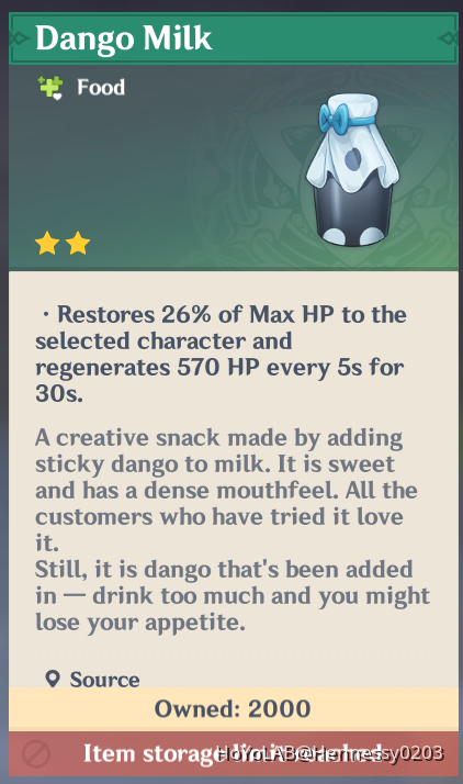 After 1000 days my Dango Milk buying for Raiden is done Genshin Impact ...