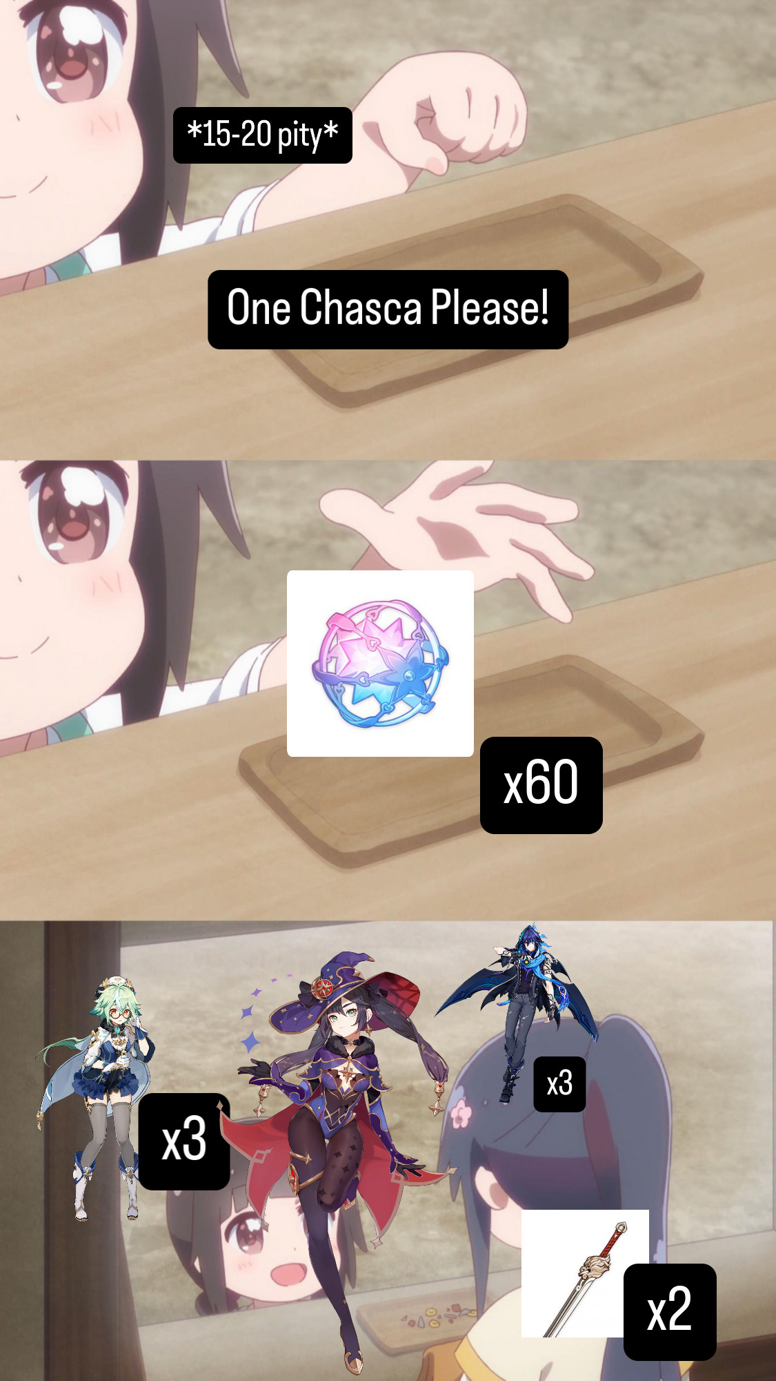 Its the fact that I know if my pity goes into hard pity I know its the ...