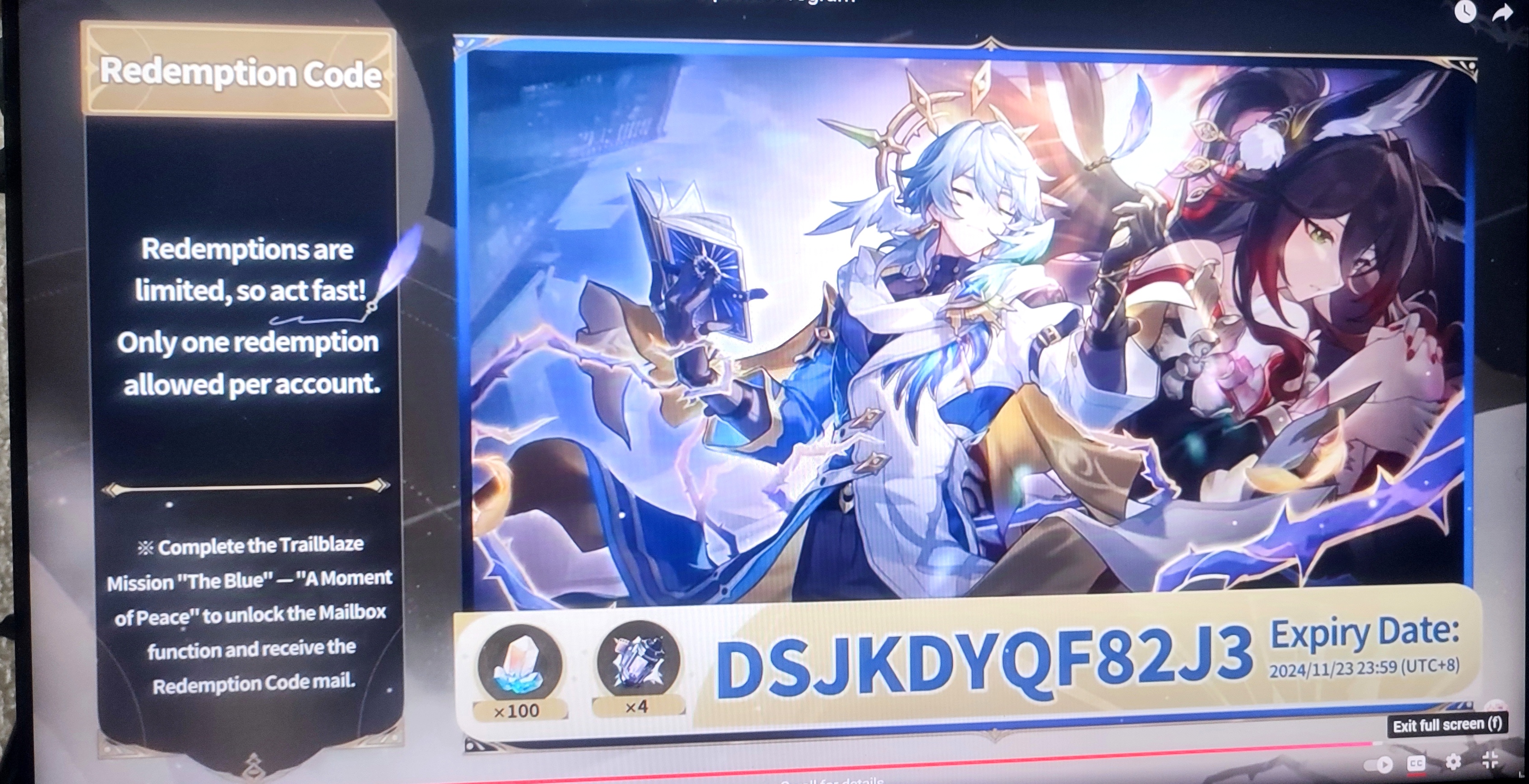 HSR NEW Code!!! Honkai: Star Rail | HoYoLAB