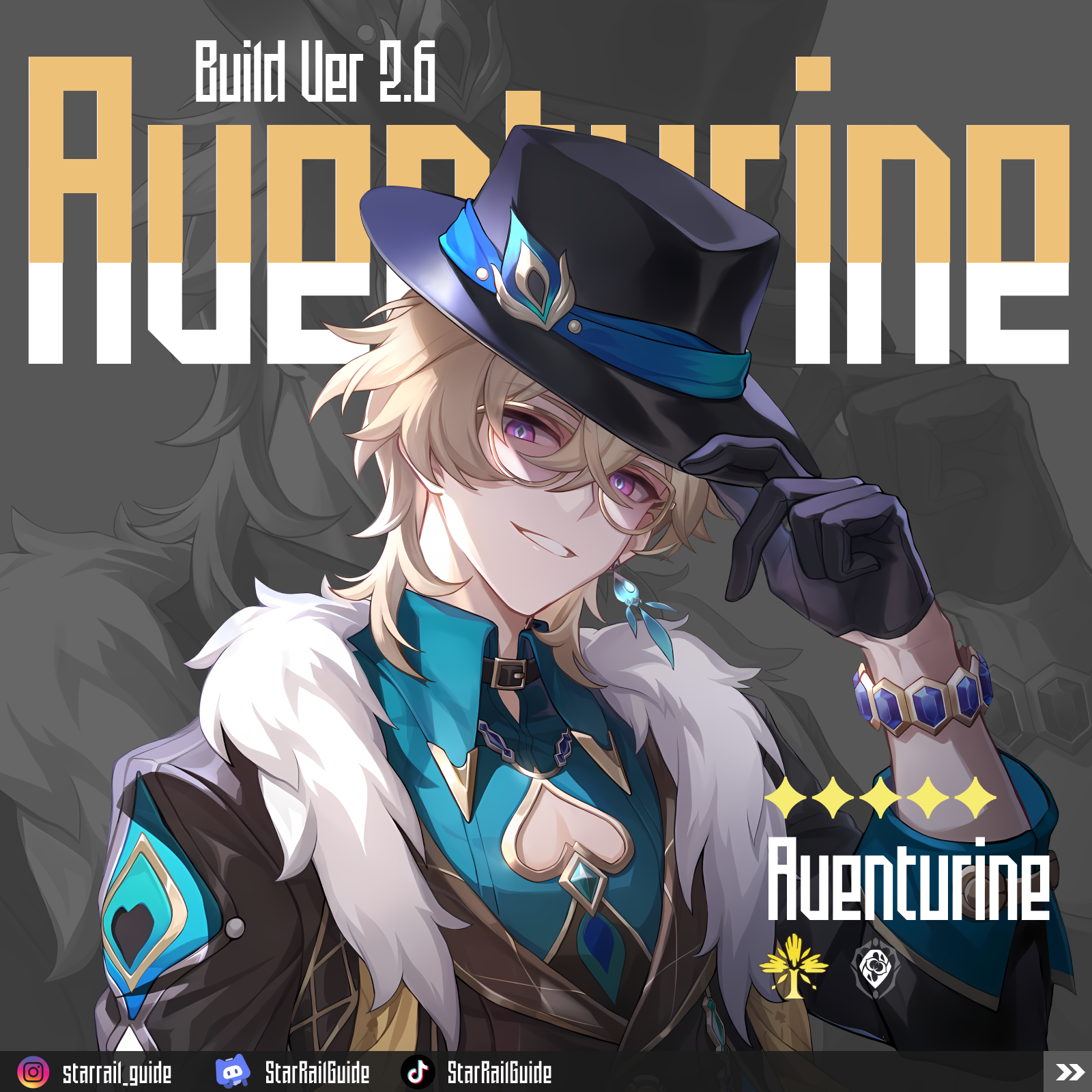 Aventurine Build [Version 2.6] Honkai: Star Rail | HoYoLAB