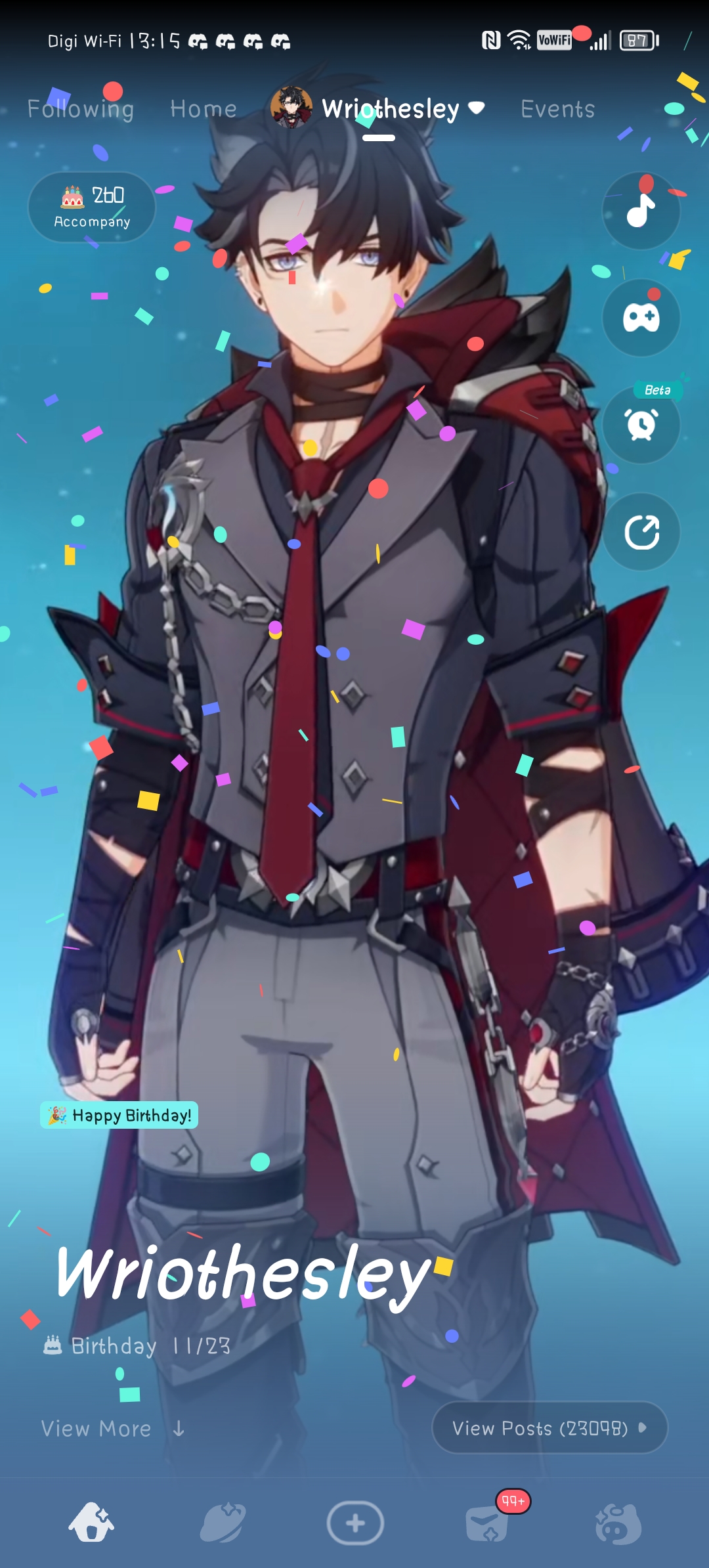 Happy Birthday Wrio ️🎉 Genshin Impact | HoYoLAB