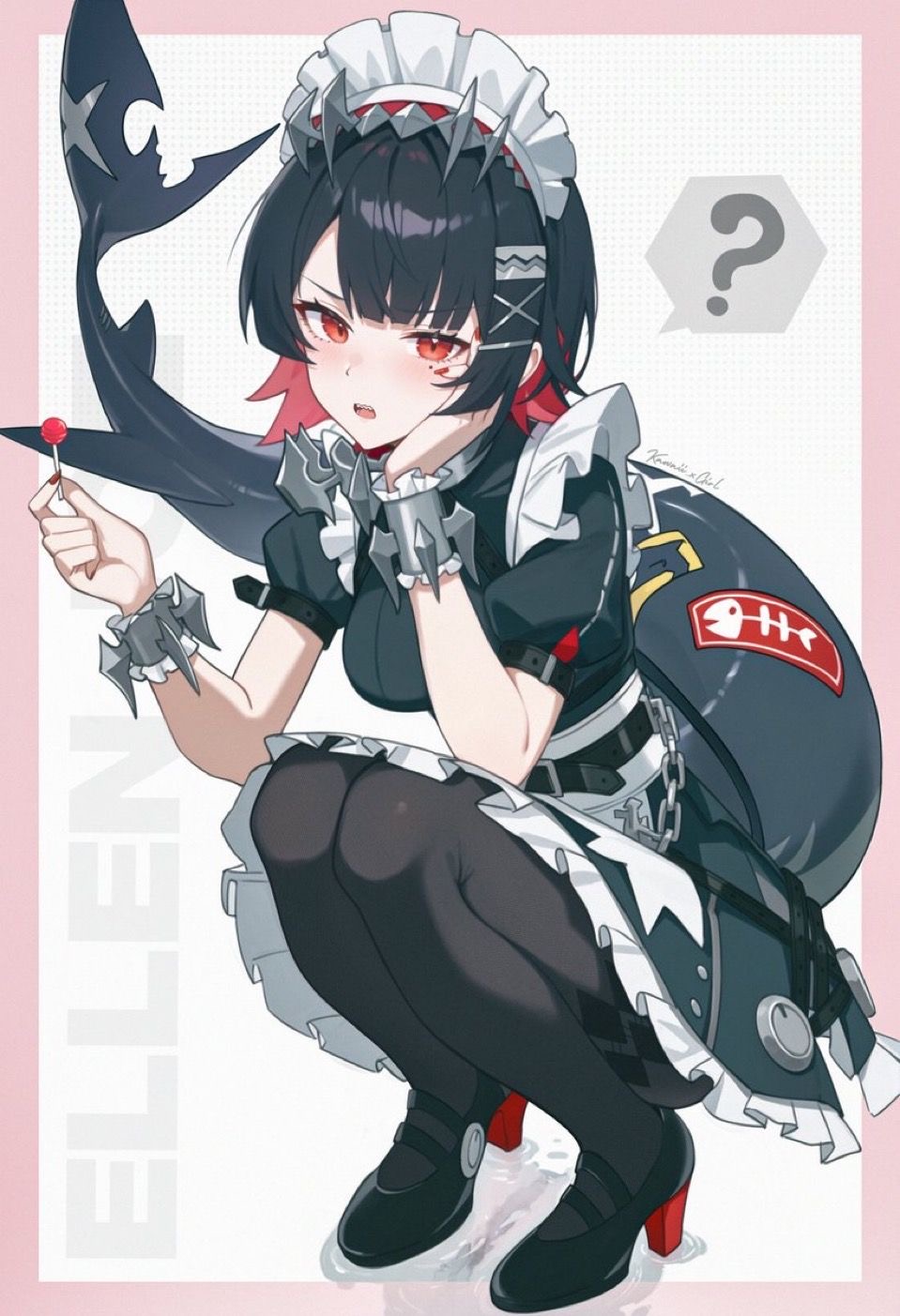 Day 004 of posting Ellen art tall i get her avatar frame Zenless Zone ...