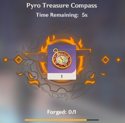 Finally got the new Treasure Compass in my collection Genshin Impact ...