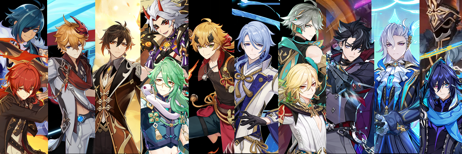 male characters Genshin Impact | HoYoLAB