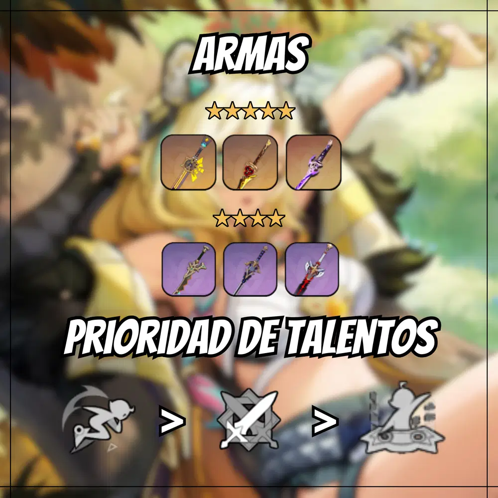 Guía de personaje: Xilonen (materiales, ruta de farmeo, armas, talentos ...