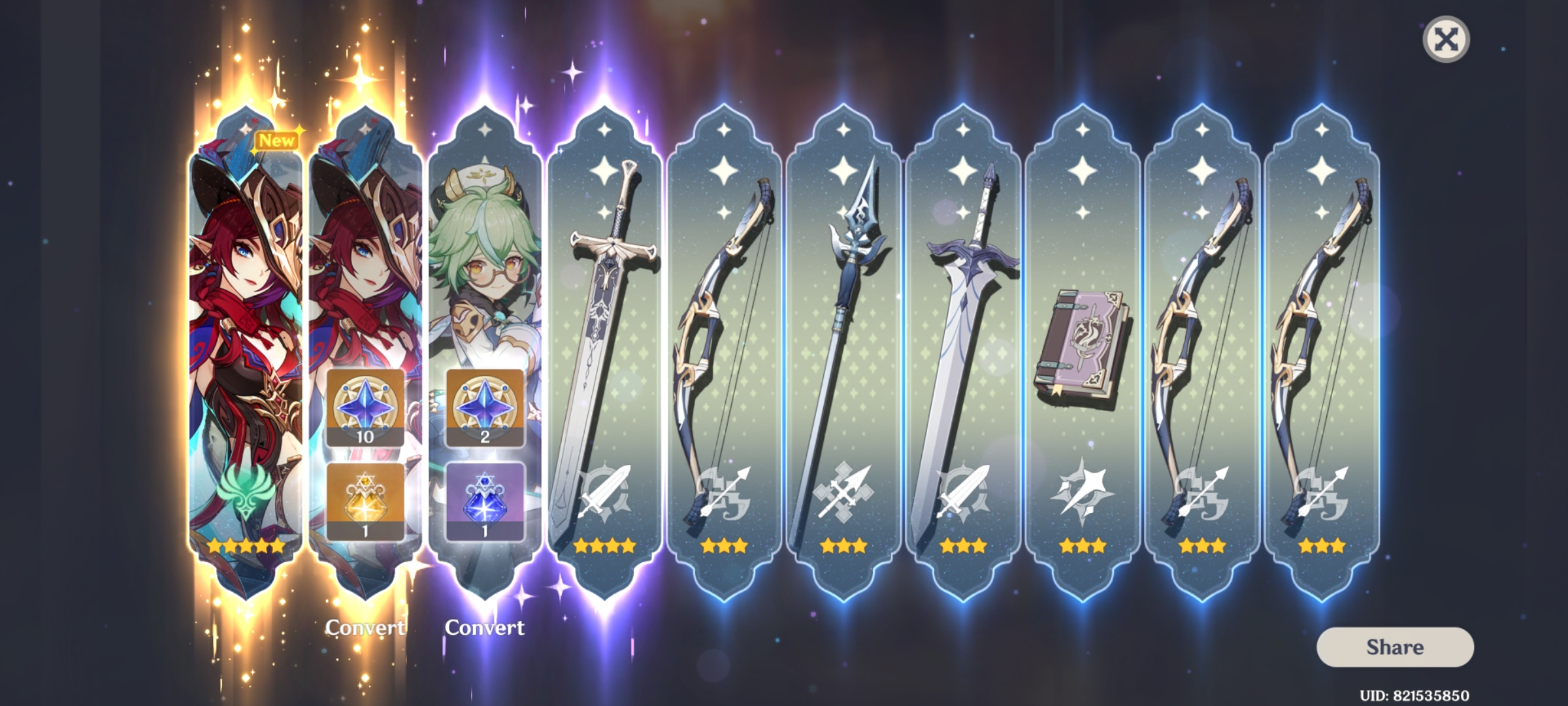 Chasca pulling Genshin Impact | HoYoLAB